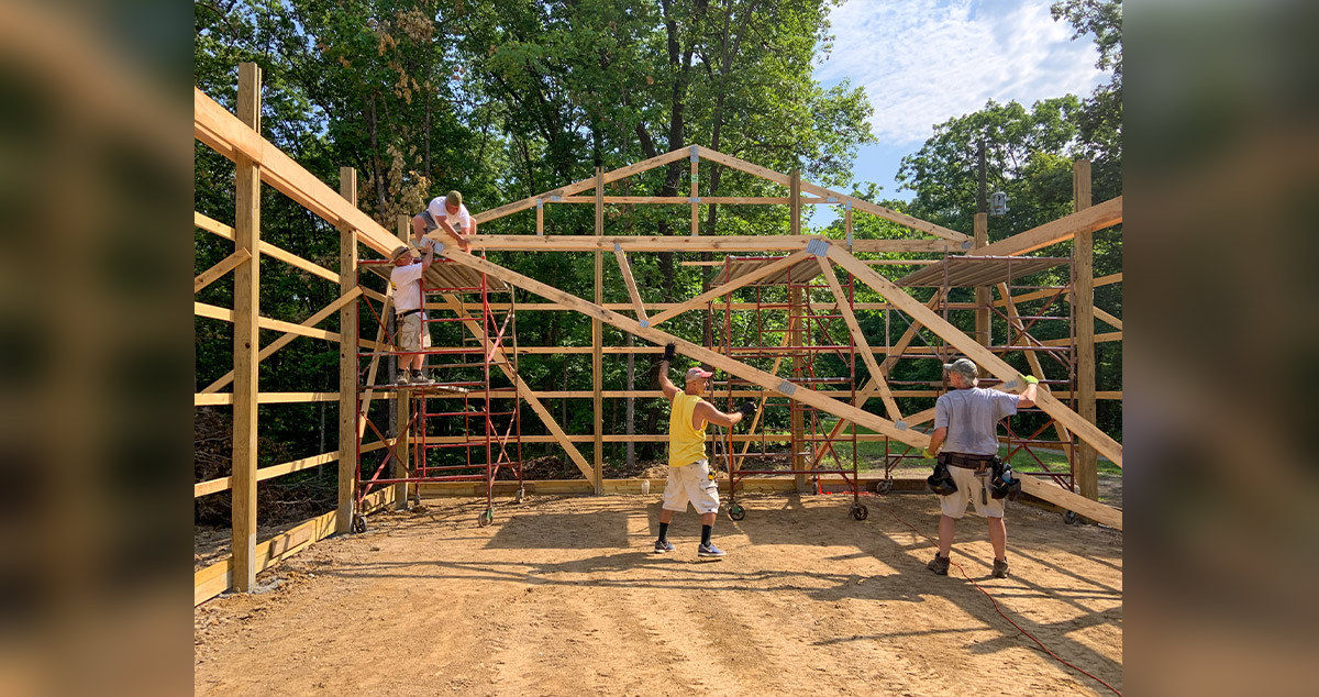 Easy Pole Barn - Project by Joleen at Menards®
