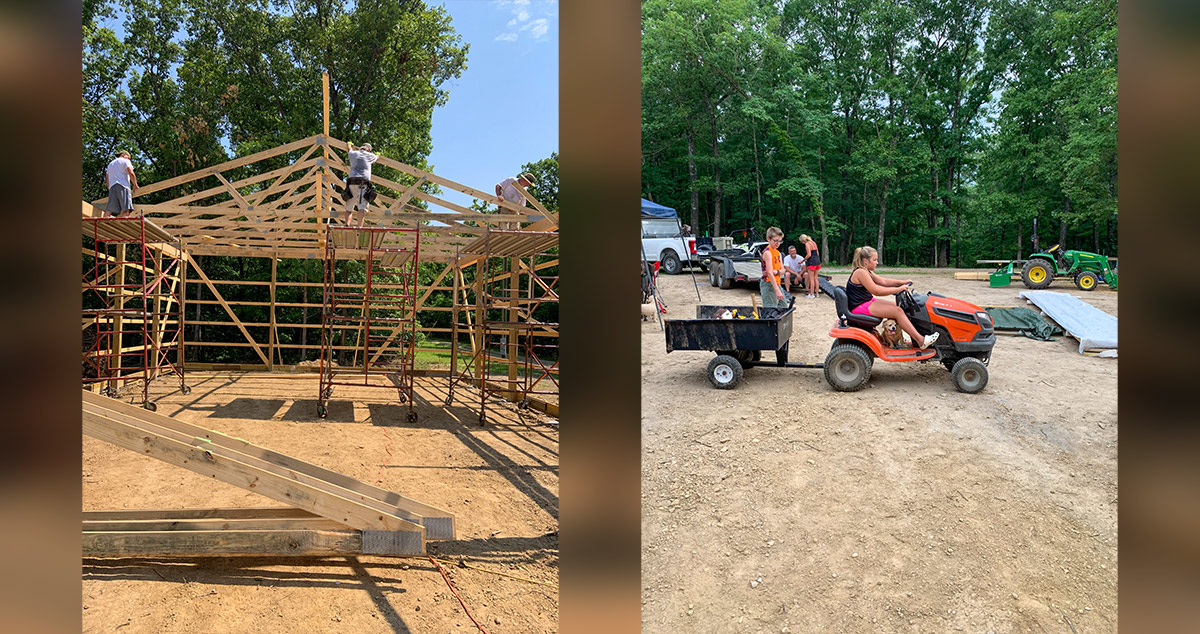 Easy Pole Barn - Project by Joleen at Menards®