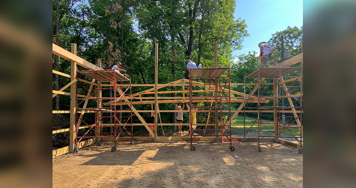 Easy Pole Barn - Project by Joleen at Menards®