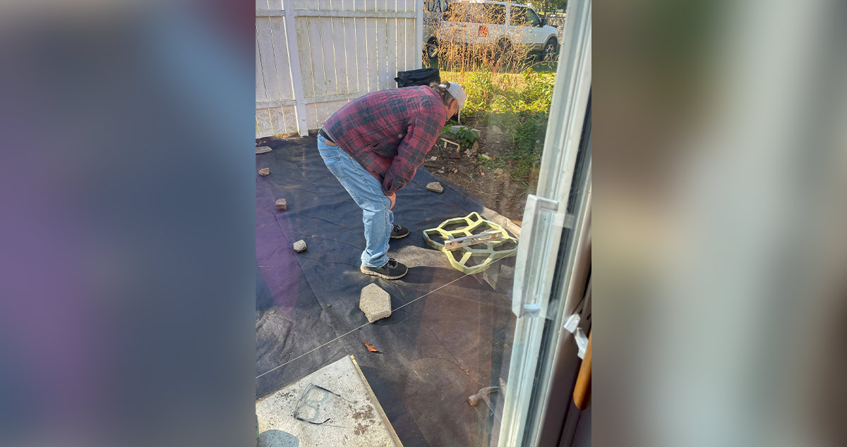 Cookie Cutter Patio - Project by Debbie at Menards®