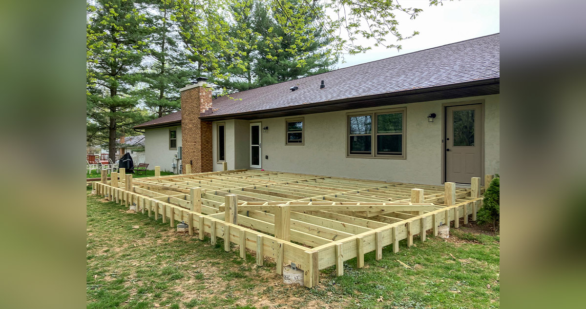 Large Backyard Deck - Project by Zachary at Menards®