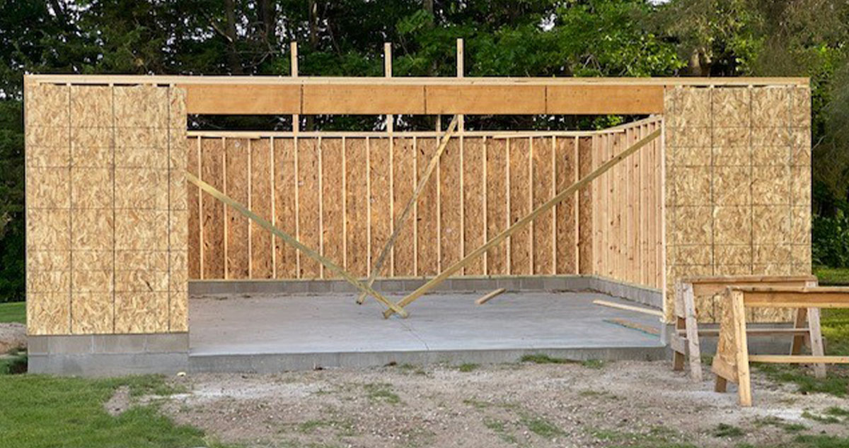 Custom Garage - Project by Dennis at Menards®