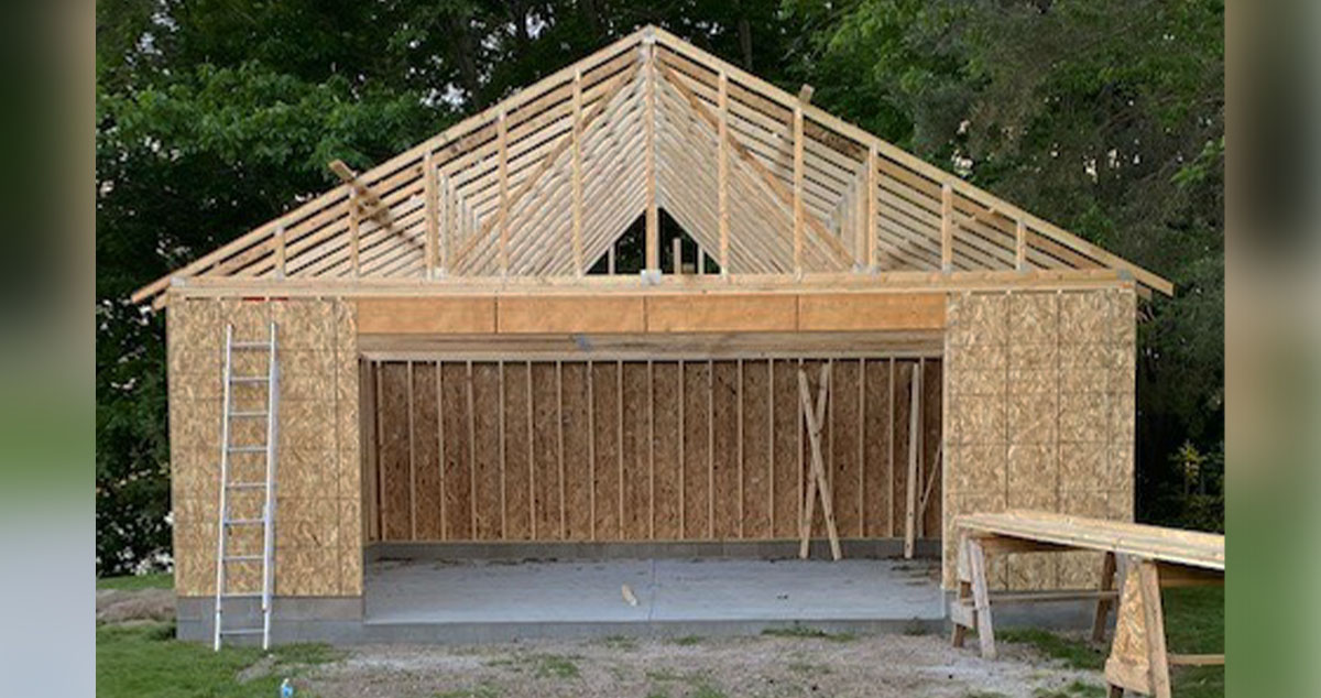 Custom Garage - Project by Dennis at Menards®