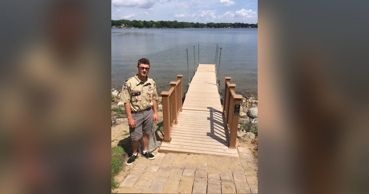Eagle Scout Fishing Pier Project - Project by Nicole & Jacob at Menards®