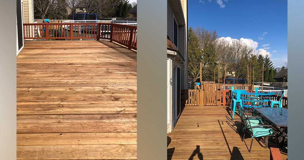 Above Ground Pool Deck - Project by Larry at Menards®