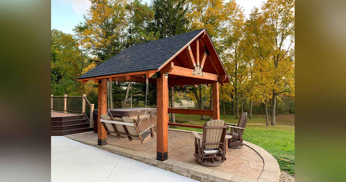 Cedar Pavilion - Project by Mike at Menards®