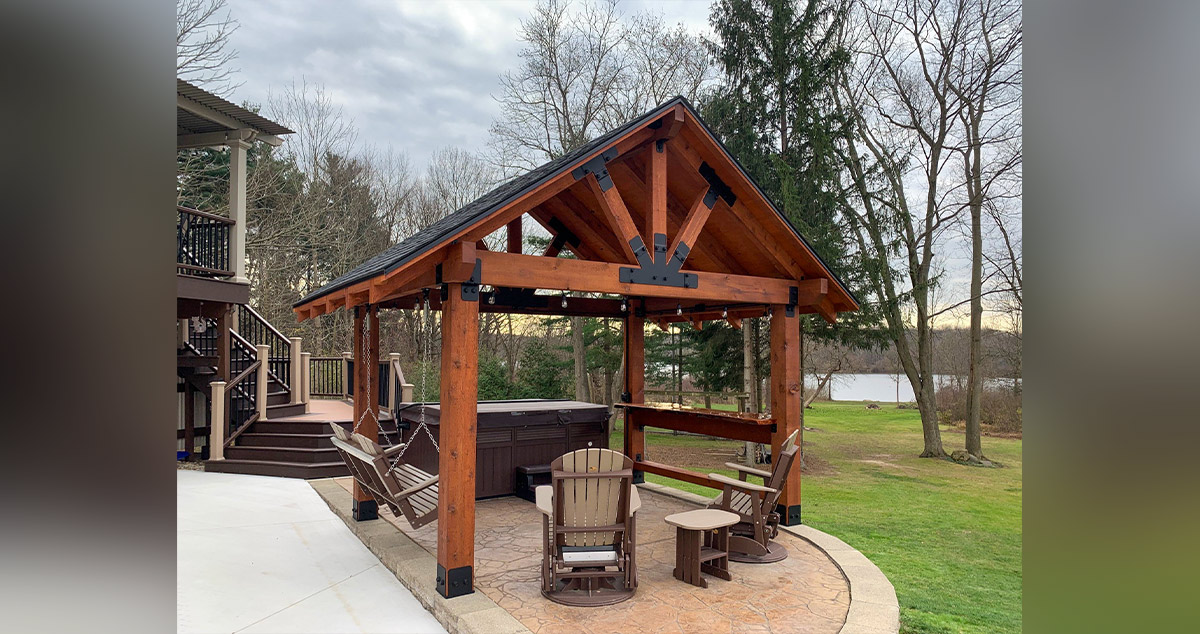 Cedar Pavilion - Project by Mike at Menards®