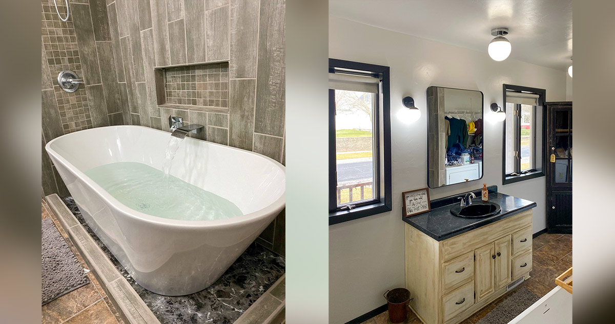 DIY Bathroom Redo - Project by Heather at Menards®