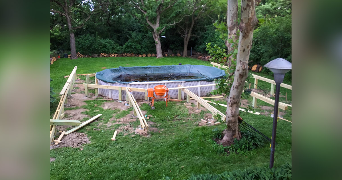 My Pool Deck - Project by Matthew at Menards®