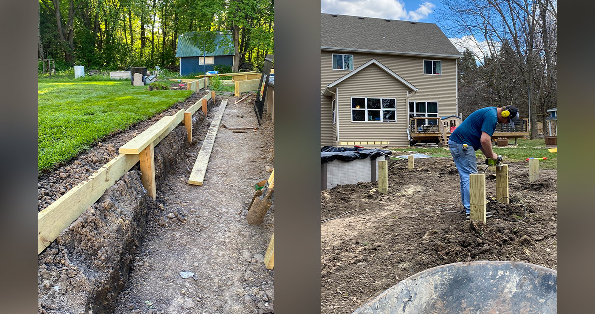 Massive Pool Deck - Project by Dominique at Menards®