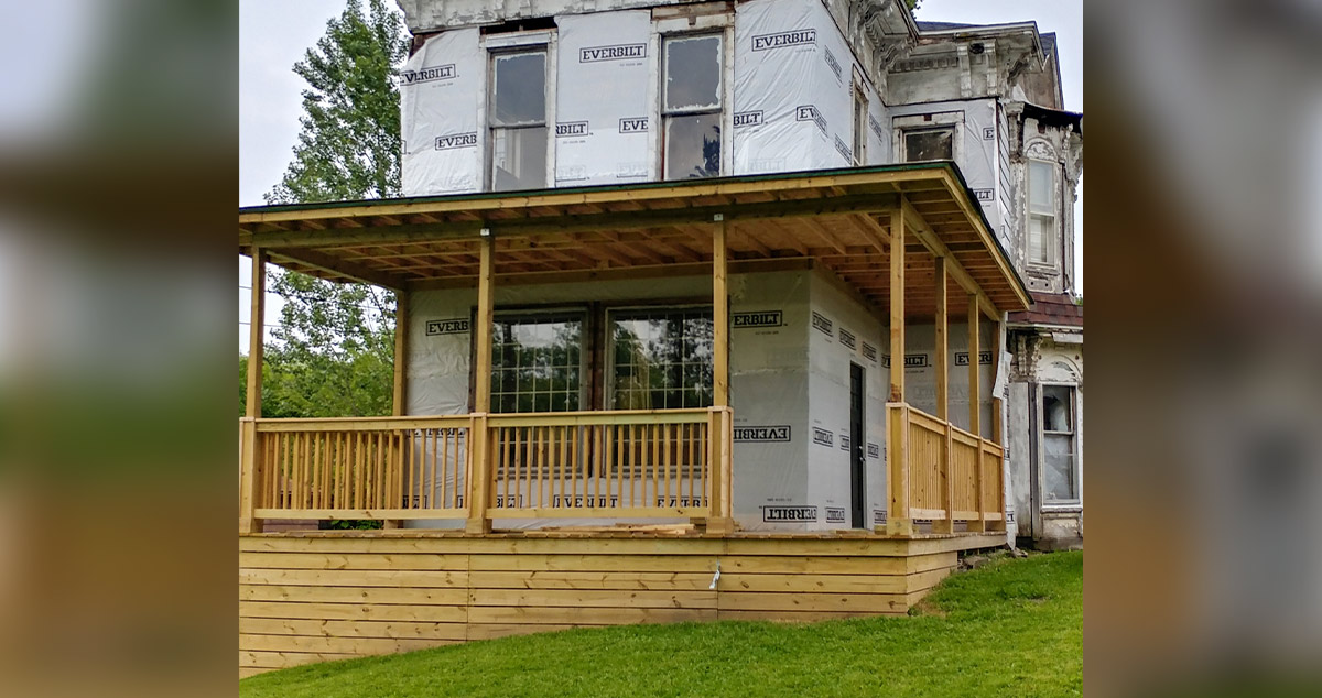 Added Front Porch - Project by Chris at Menards®