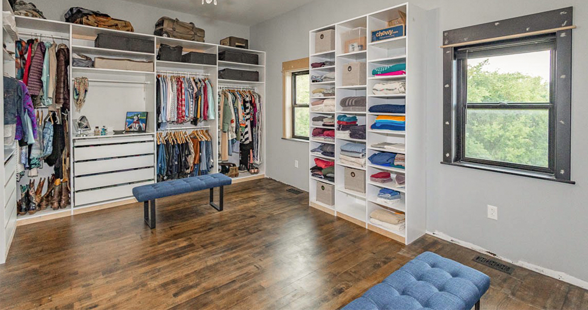 Spacious Master Closet - Project by Jeff at Menards®