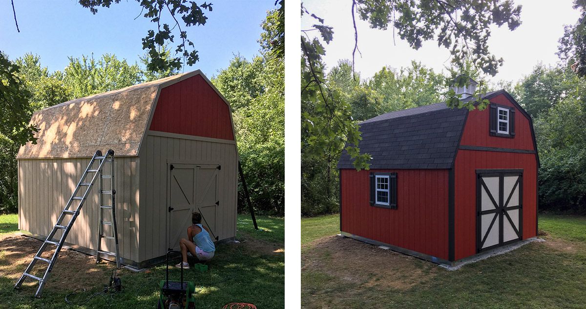 Outdoor Backyard Building/Hobby Space - Project by Carla at Menards®