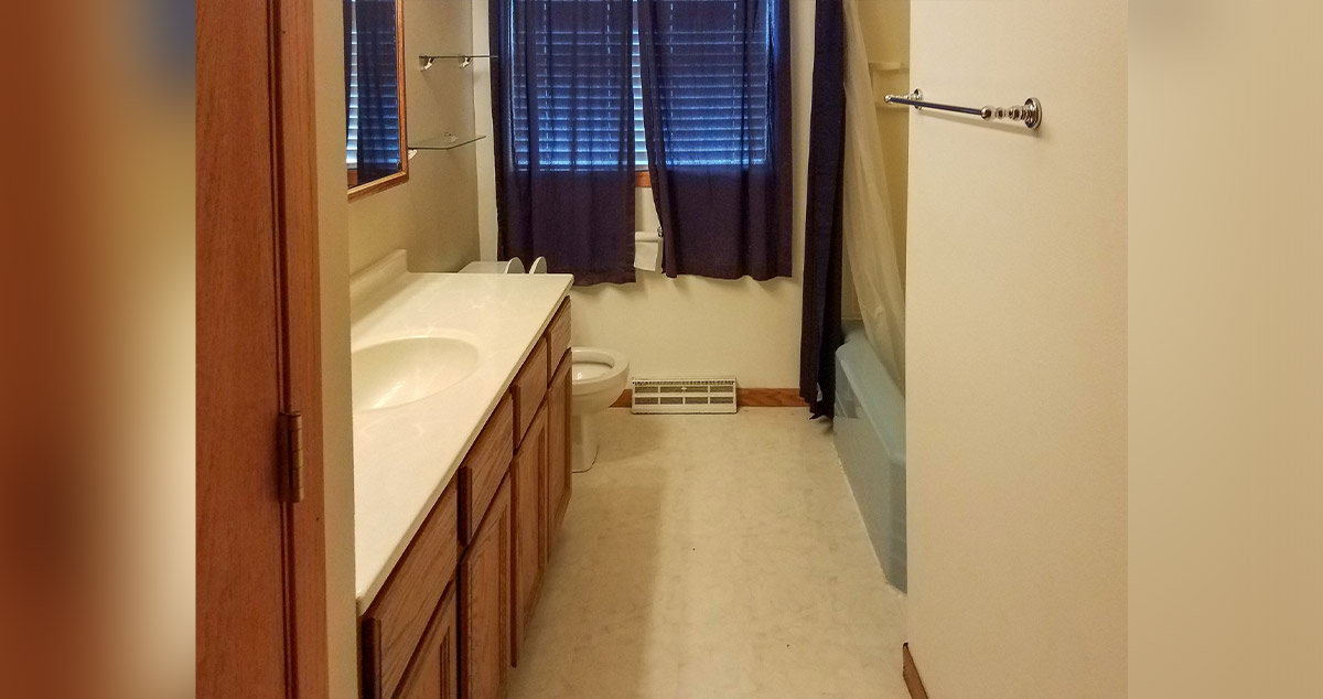 New Bathroom Layout - Project by Richard at Menards®