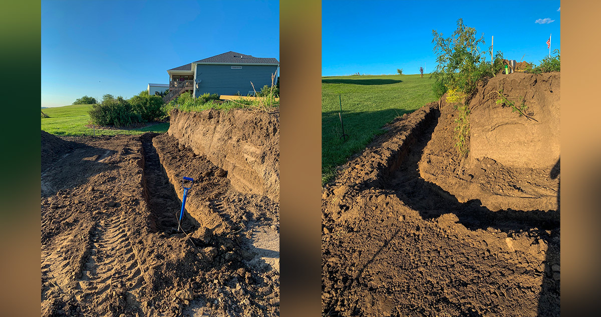 Retaining Wall Around Steel Building - Project by Jon at Menards®