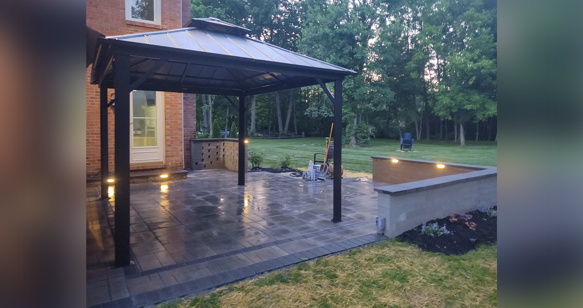 Back Paver Patio - Project by Justin at Menards®
