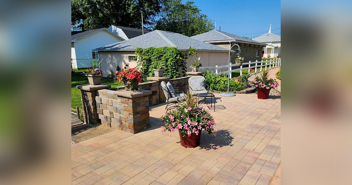 Attractive New Patio - Project by Dorrece at Menards®