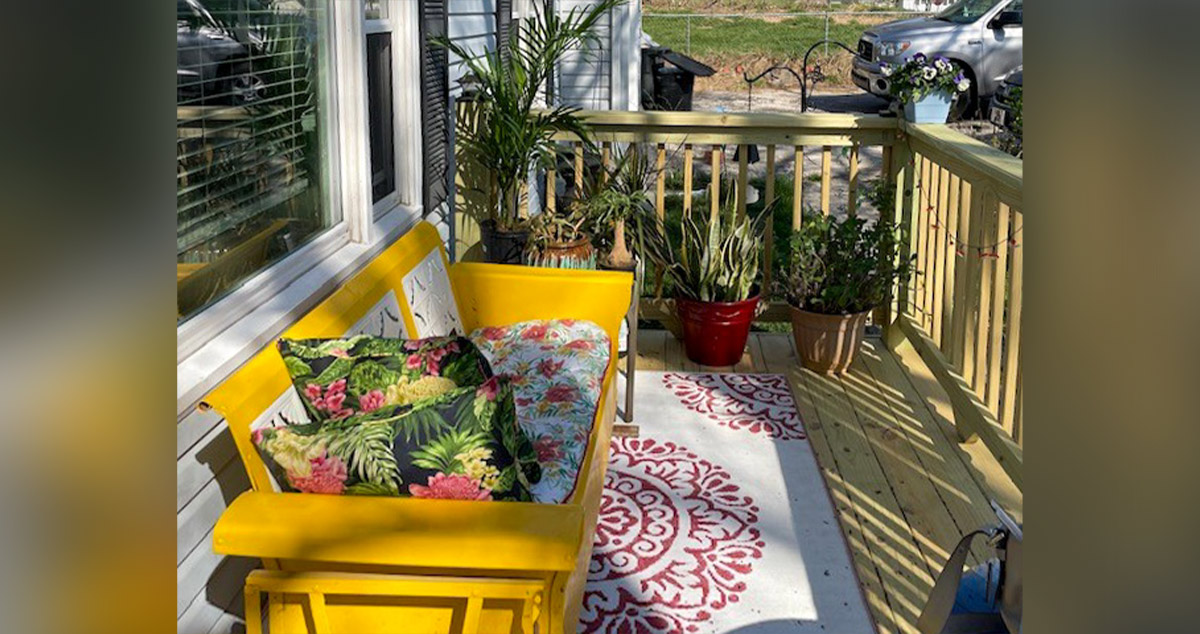 Front Deck Update - Project by Michelle at Menards®