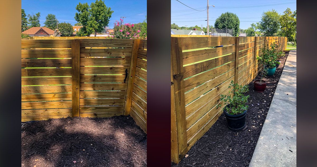 Horizontal Planked Privacy Fence - Project by Klay at Menards®