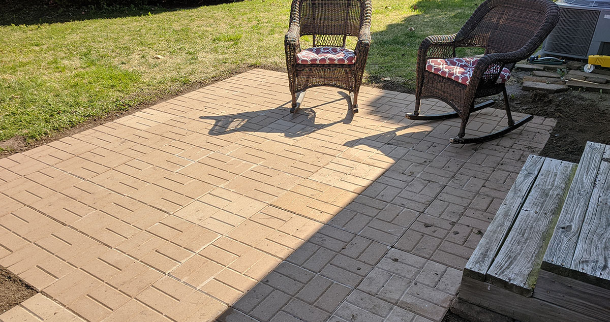 Family Paver Patio - Project by Jordan at Menards®