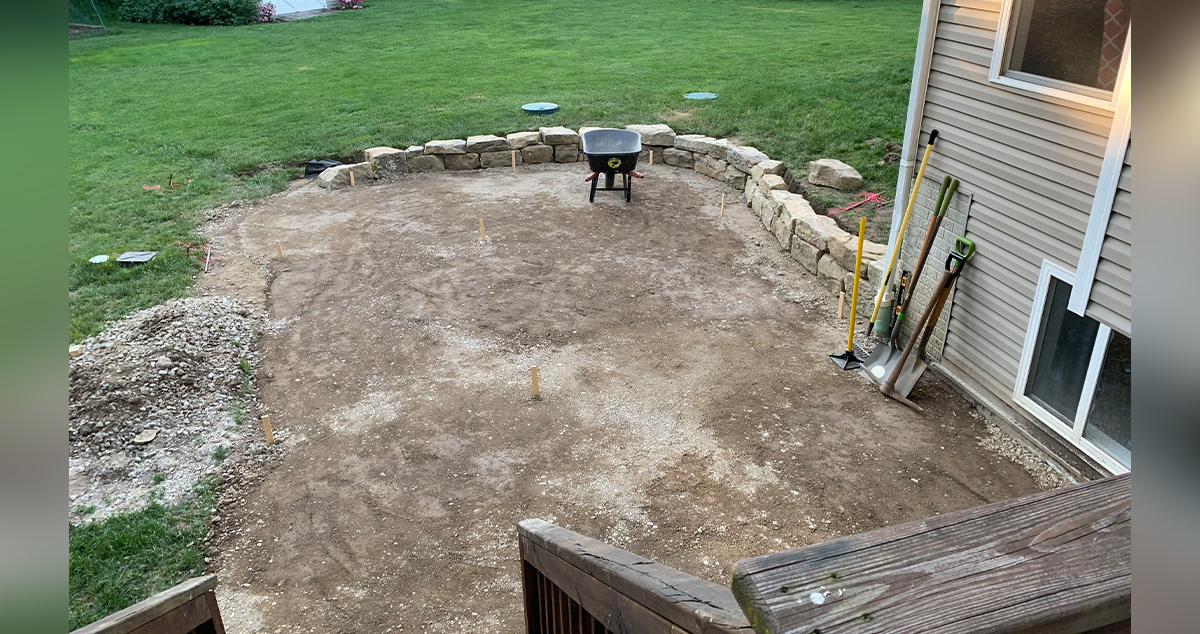 Backyard Patio & Front Walk - Project by Mike at Menards®