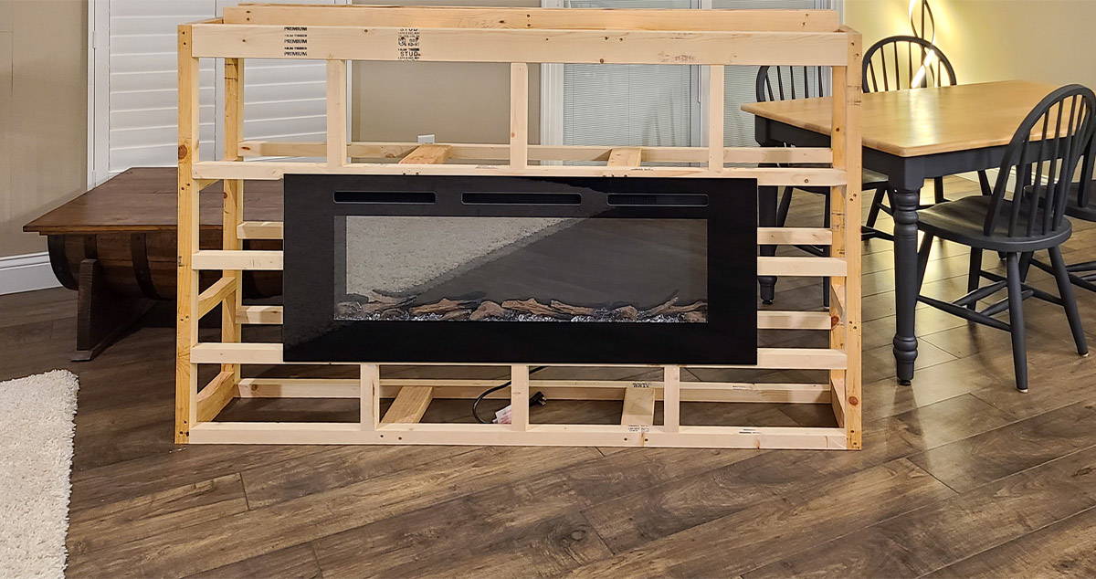 TV/Fireplace Wall - Project by Nick at Menards®