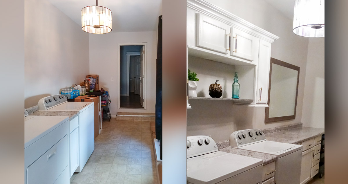 Functional Laundry Room - Project by Amy at Menards®