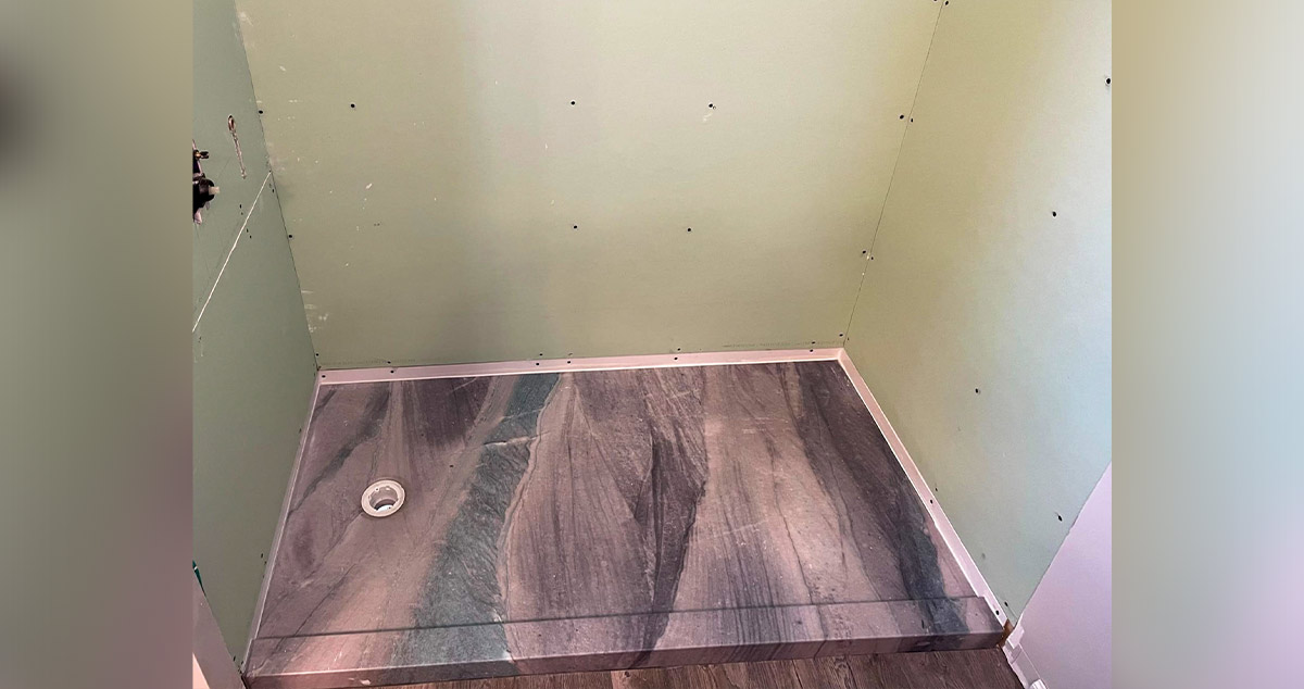Standard Tub & Shower to Beautiful Walk-In Shower - Project by Emily at ...