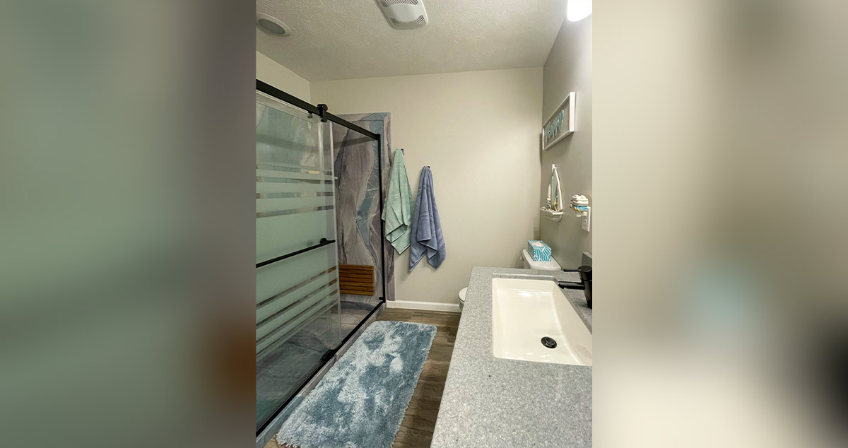 Standard Tub & Shower to Beautiful Walk-In Shower - Project by Emily at ...