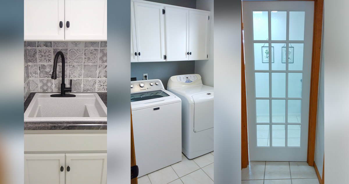 Bright Laundry Room - Project by Connie at Menards®