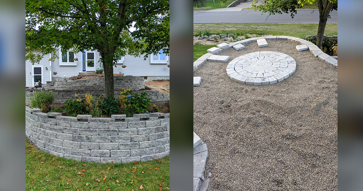 Front Yard Brick & Wall Project - Project by Calvin & Susan at Menards®