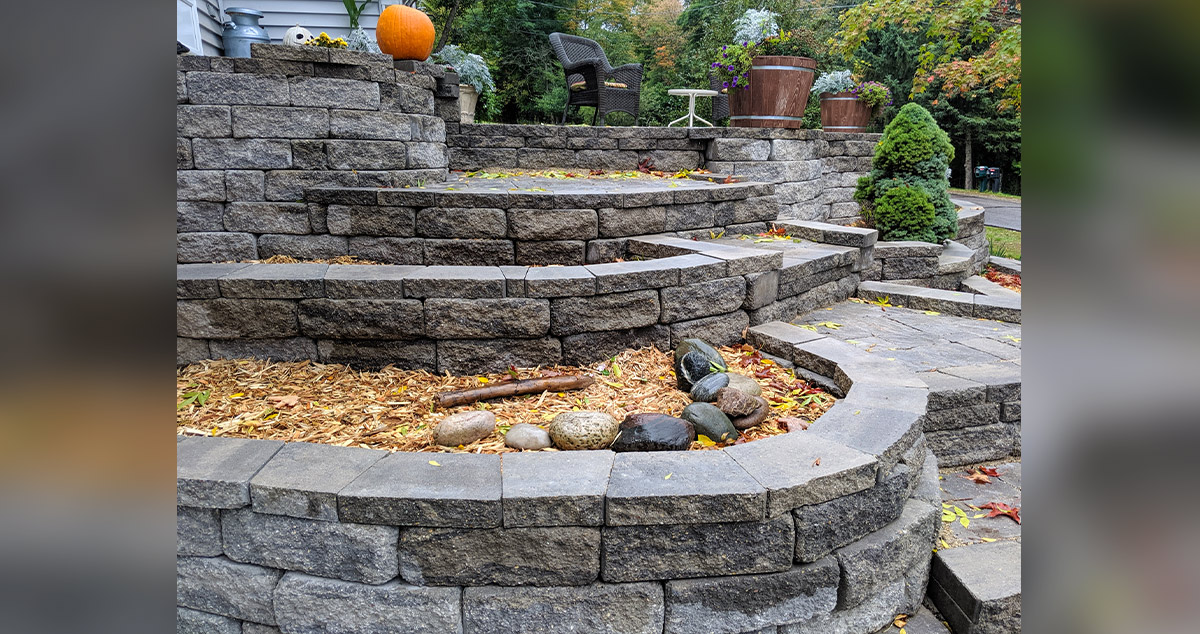 Front Yard Brick & Wall Project - Project by Calvin & Susan at Menards®