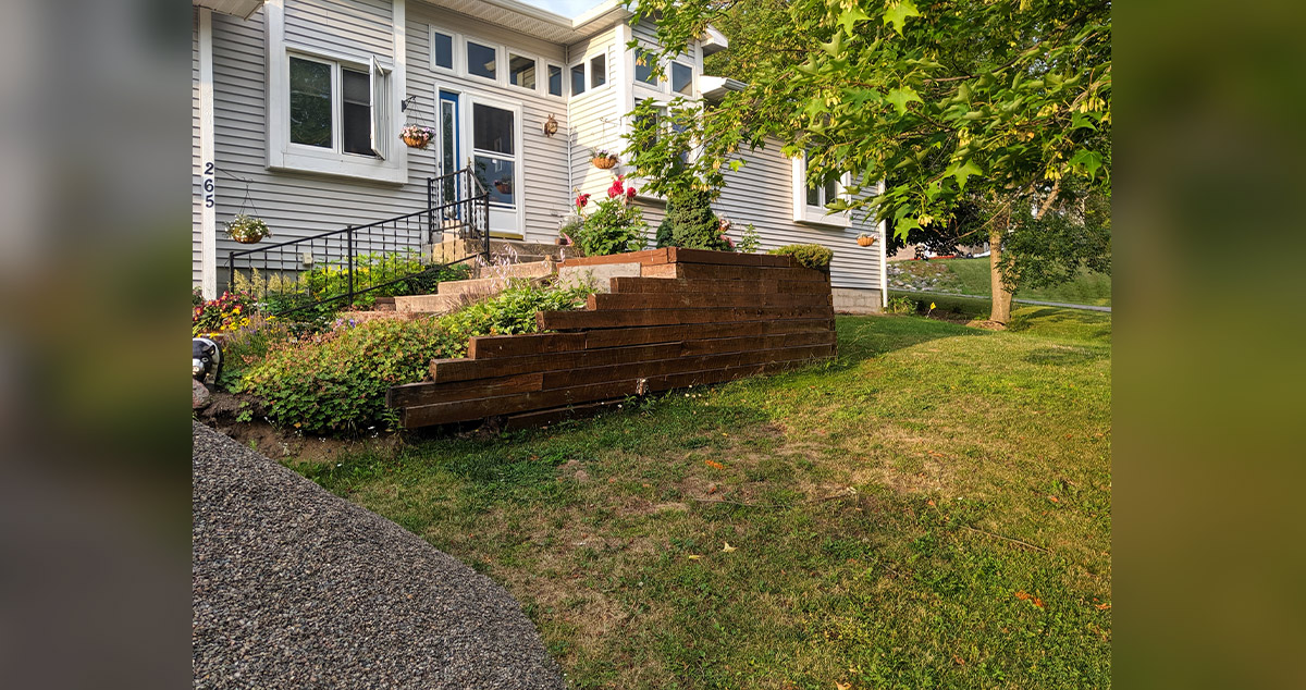Front Yard Brick & Wall Project - Project by Calvin & Susan at Menards®