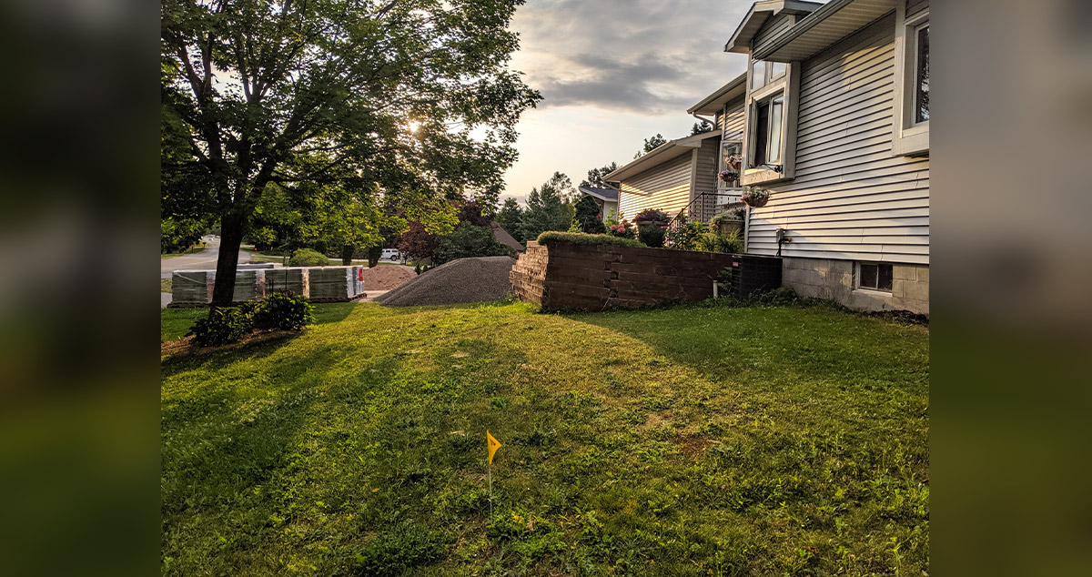 Front Yard Brick & Wall Project - Project by Calvin & Susan at Menards®