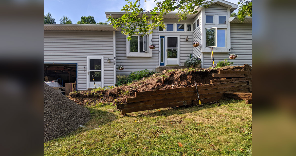 Front Yard Brick & Wall Project - Project by Calvin & Susan at Menards®
