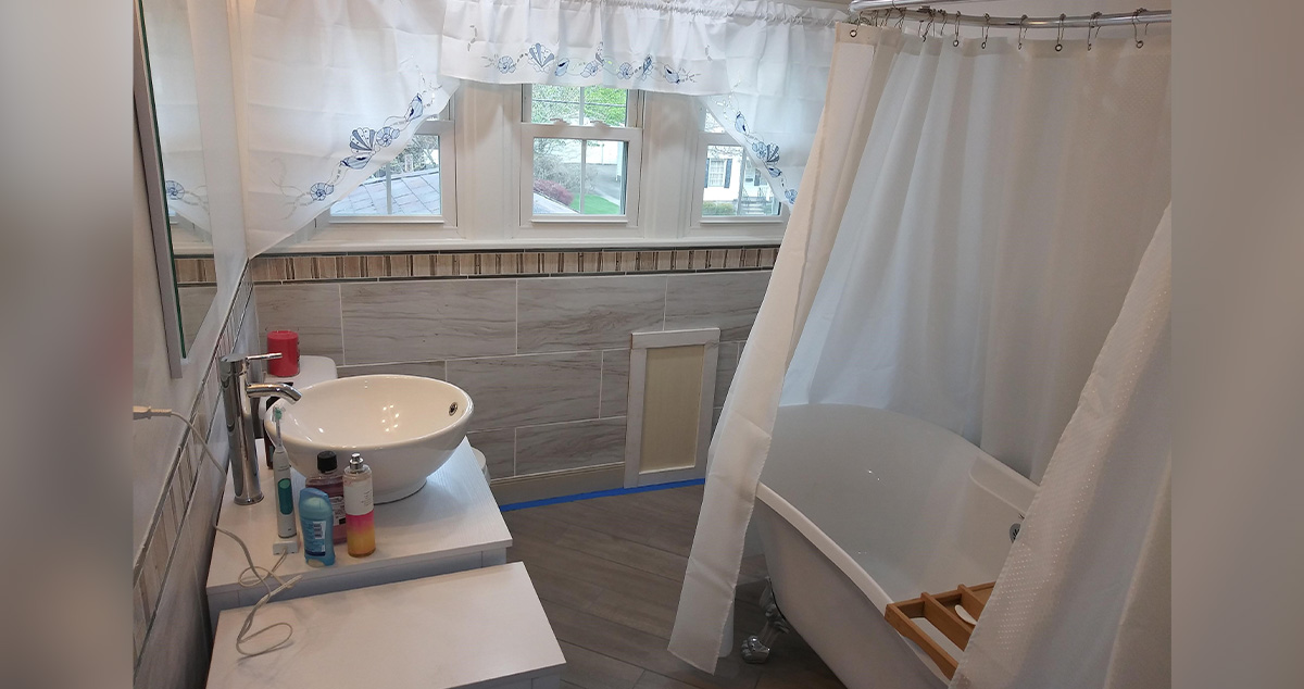 Upstairs Bathroom Addition - Project by Nathan at Menards®