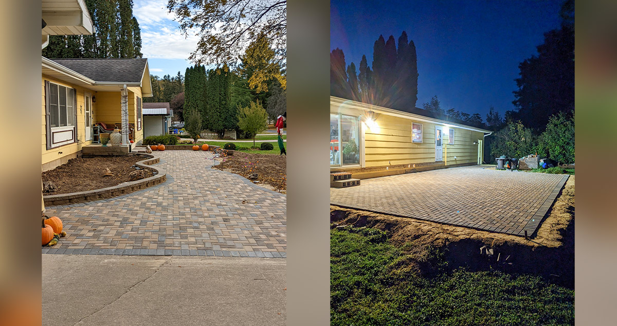 Paver Patio & Front Walkway - Project by Dave at Menards®