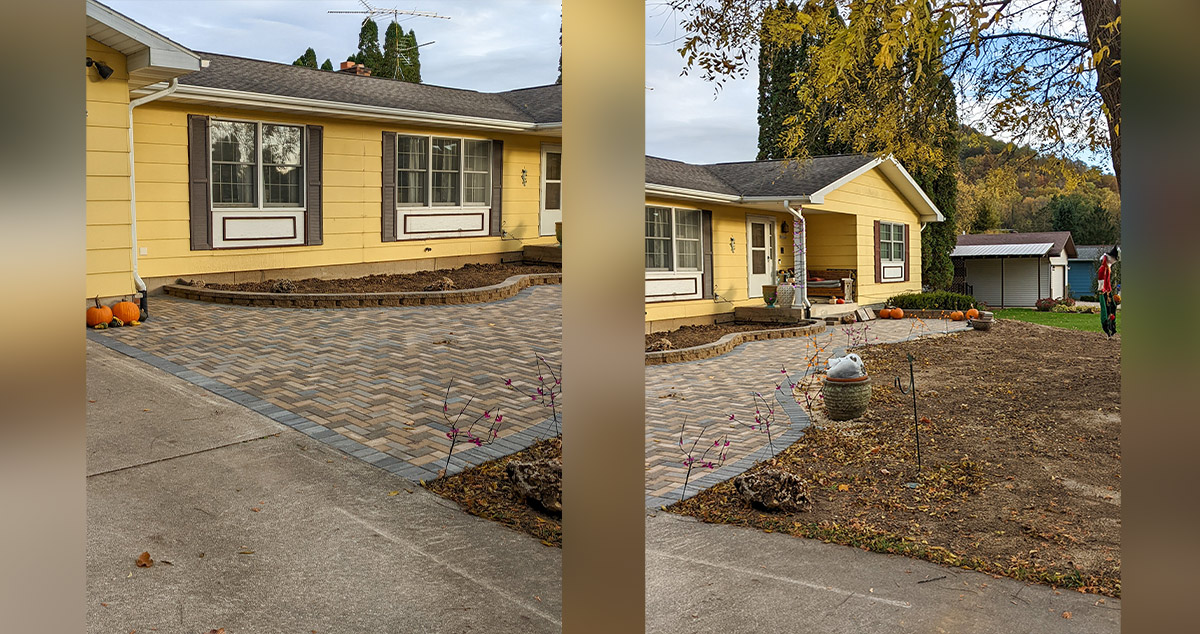 Paver Patio & Front Walkway - Project by Dave at Menards®