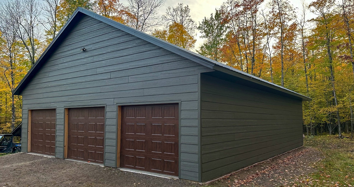 Garage with Storage Loft - Project by Jeremy at Menards®