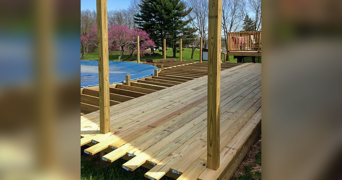 Porch/Pool Deck - Project by Adam at Menards®