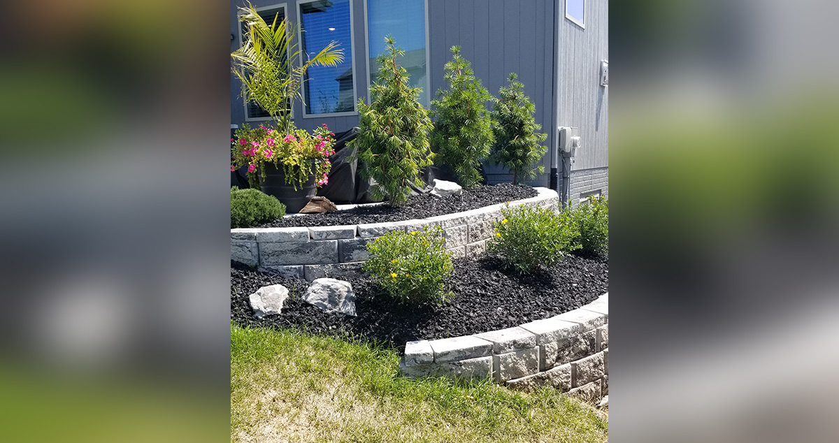 Landscape Retaining Walls - Project by Shaun at Menards®