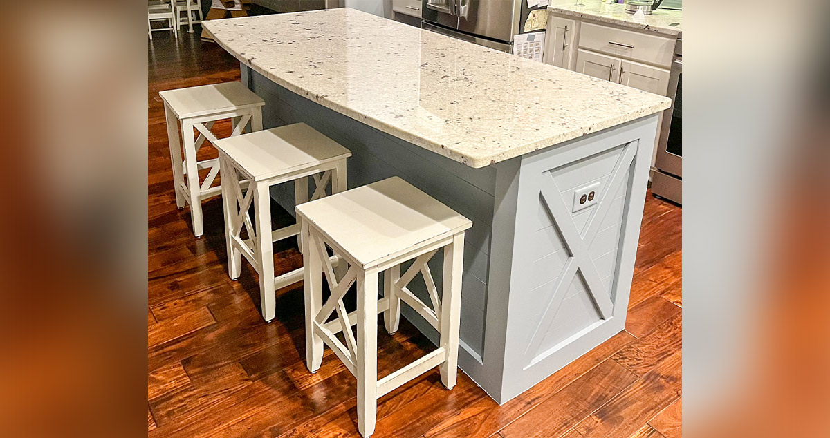 Updated Kitchen Island - Project by Jeff at Menards®