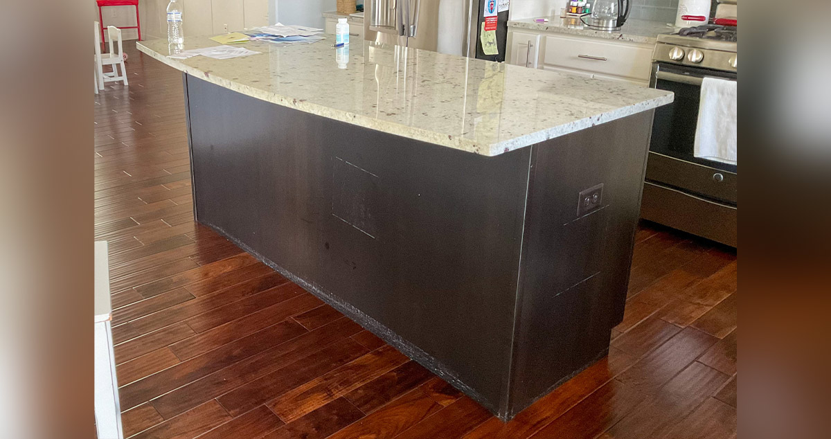 Updated Kitchen Island - Project by Jeff at Menards®
