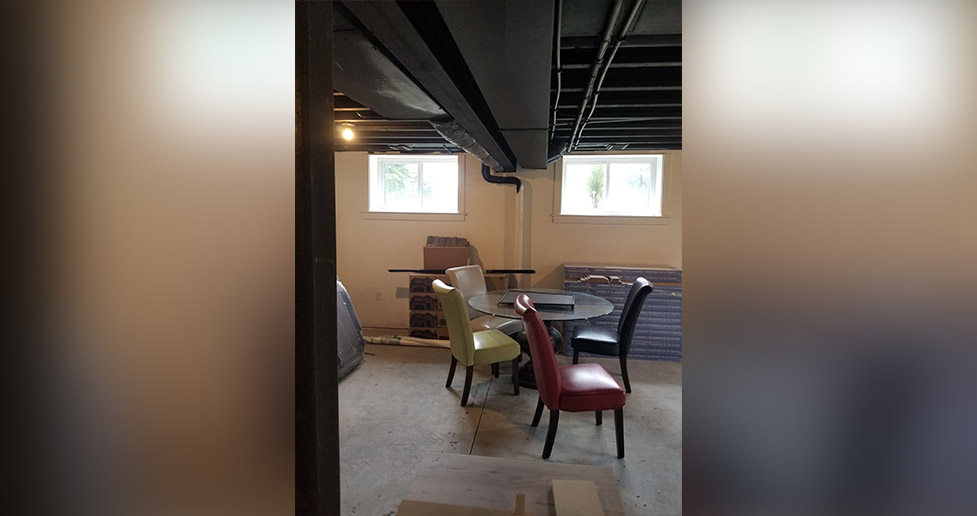 Newly Finished Basement - Project by Dominic at Menards®