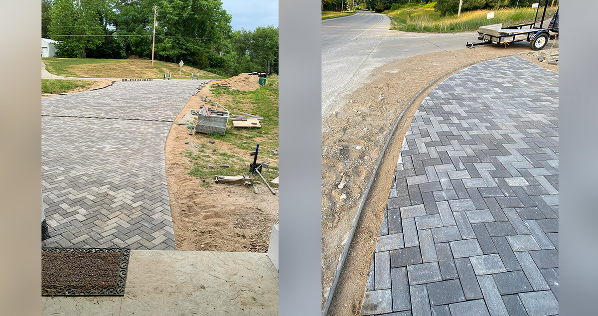 My Paver Driveway - Project by Chad at Menards®