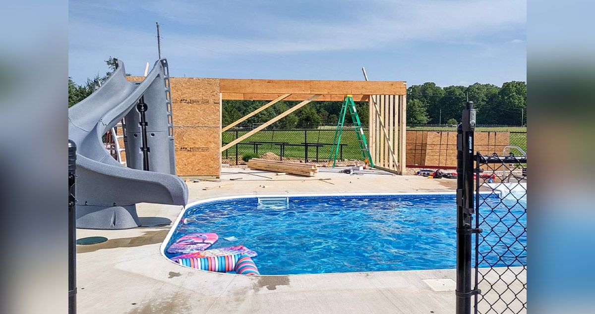 One-of-a-Kind Pool House - Project by Sean at Menards®