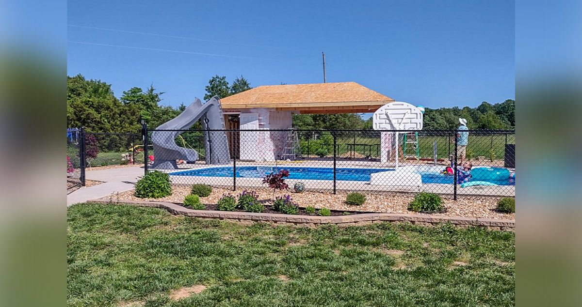 One-of-a-Kind Pool House - Project by Sean at Menards®