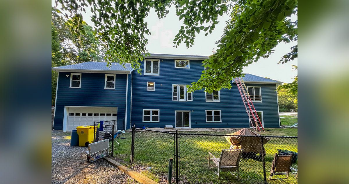 Urban Blue Siding - Project by James at Menards®