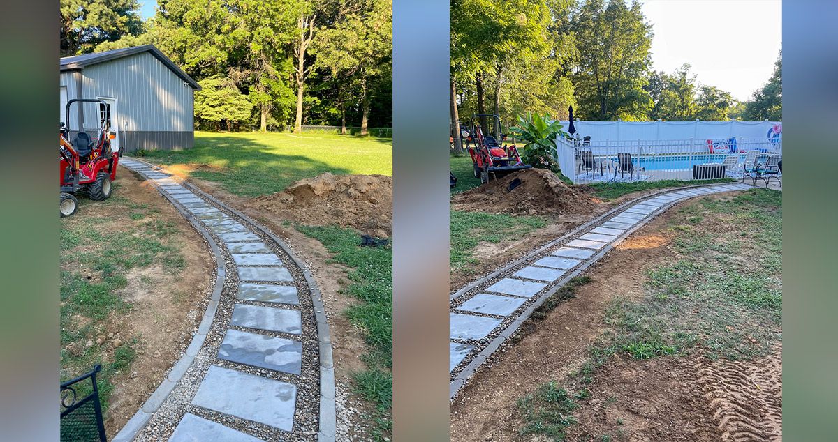 Backyard Sidewalk - Project by Charles at Menards®