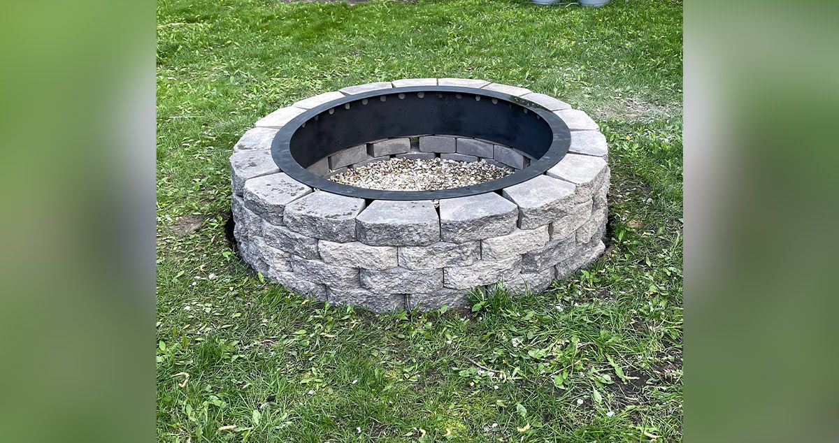 Larger Backyard Fire Pit - Project by Michael at Menards®